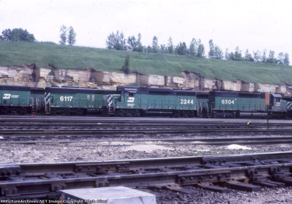 BN Diesel Shop at Northtown Yard